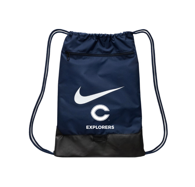 Columbus/Nike Co-Branded Brasilia Drawstring Bag (Navy Blue) | Columbus ...